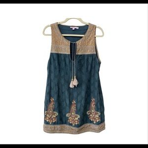 Calypso St. Barth | Tops | Calypso St Barth Embroidered Tunic | Poshmark